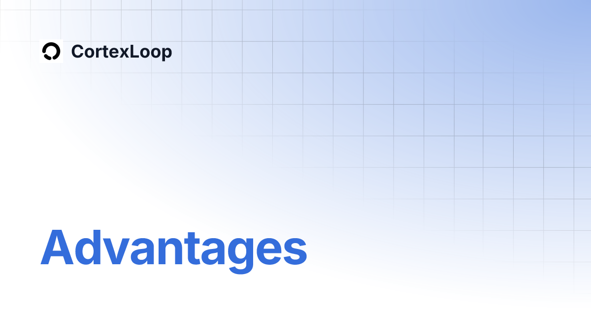 Advantages | CortexLoop